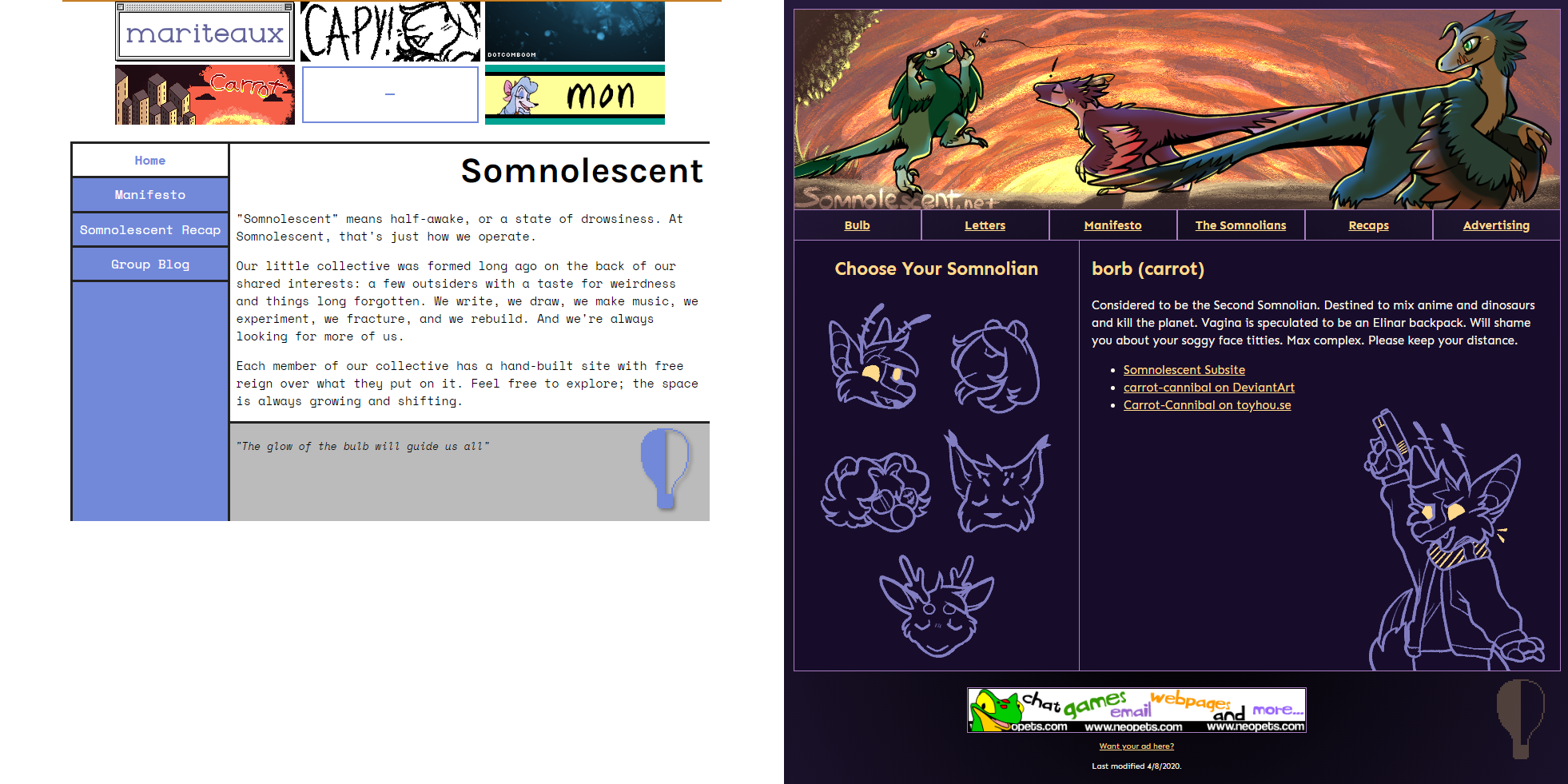 Two Years Glowing: 2020 in Review | Letters From Somnolescent